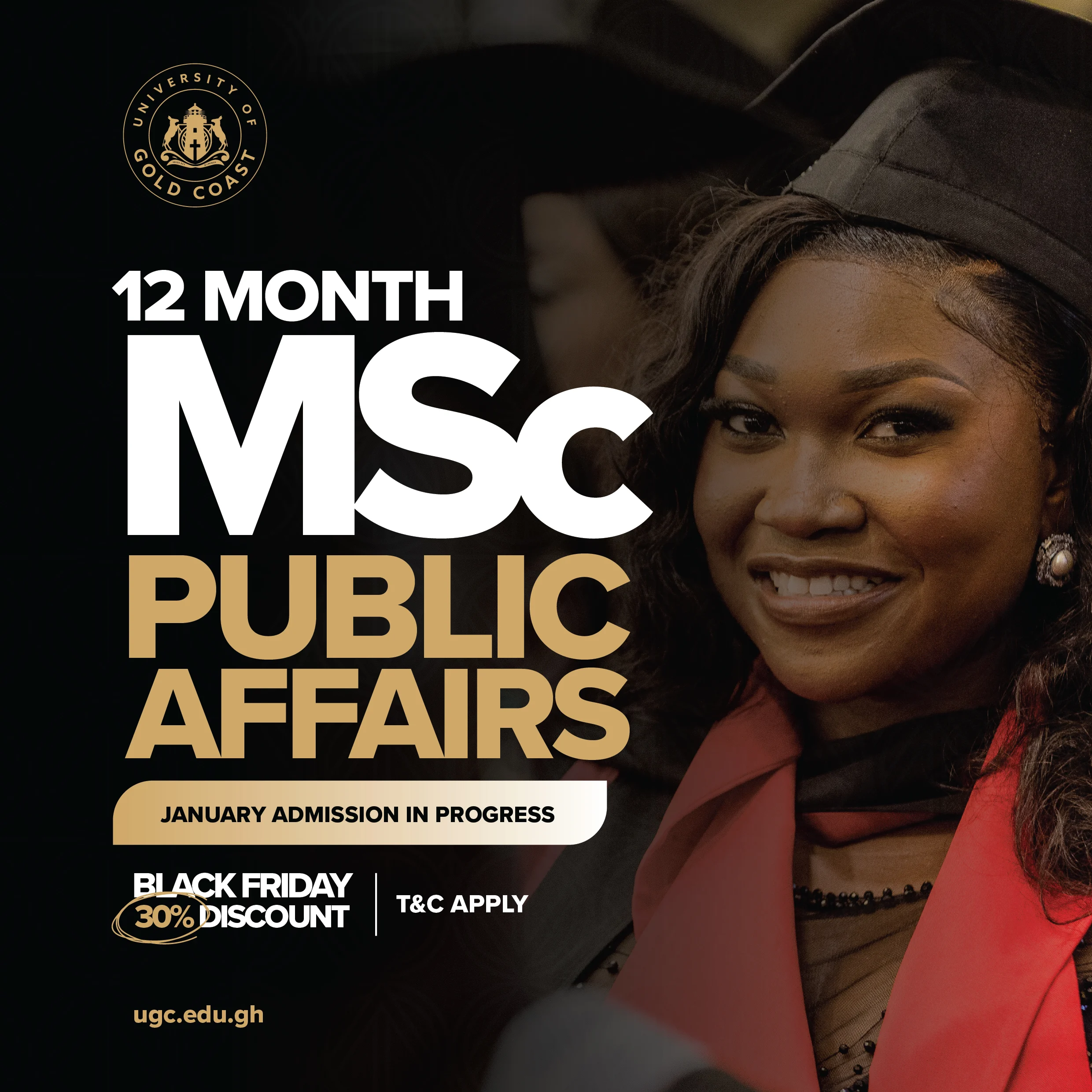 Black Friday Promo – Study a 12 Month MSc in Public Affairs at ...